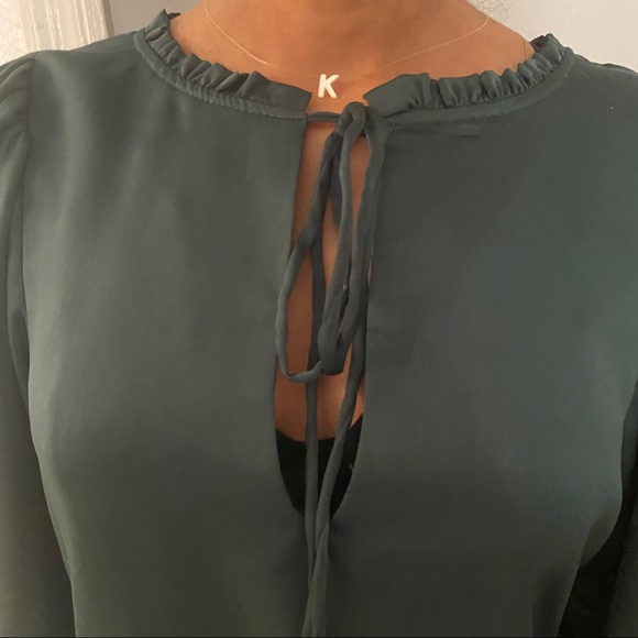 Elli White | Tops | Nwt Elli White Top Blouse Embroidered Sleeves ...